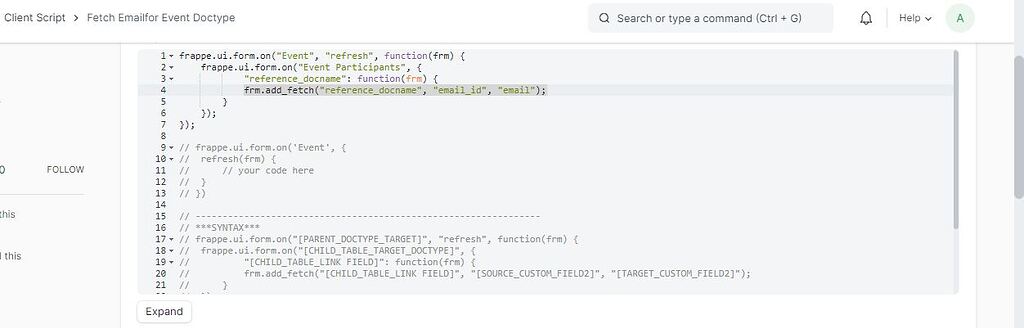 Custom Script For Fetching Values From Master Dynamic Link Erpnext Frappe Forum 5711