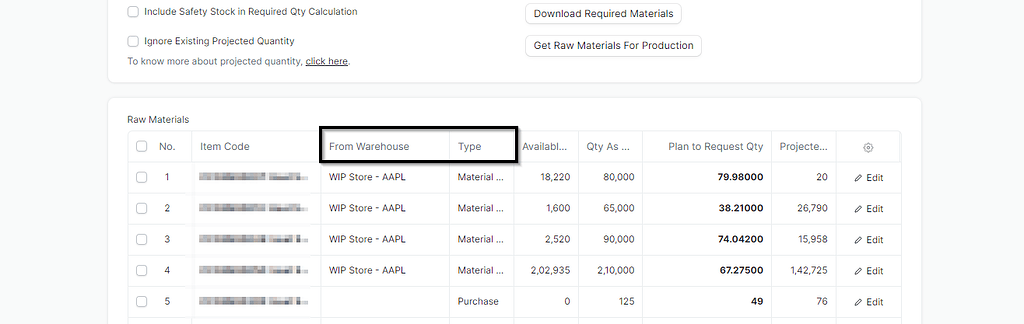 "Download Required Materials" in Production Plan - Frappe Forum