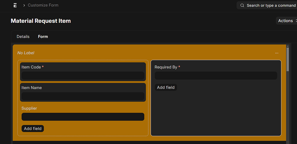 Missing custom field in EDIT ROW form - ERPNext - Frappe Forum