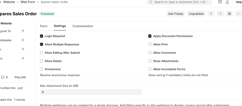How to show a web form in website - ERPNext - Frappe Forum