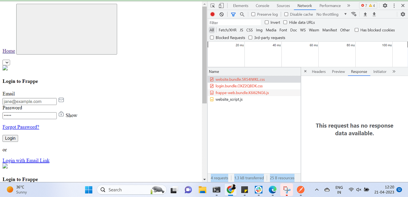 Login Page not working - css not loading - Frappe Framework - Frappe Forum