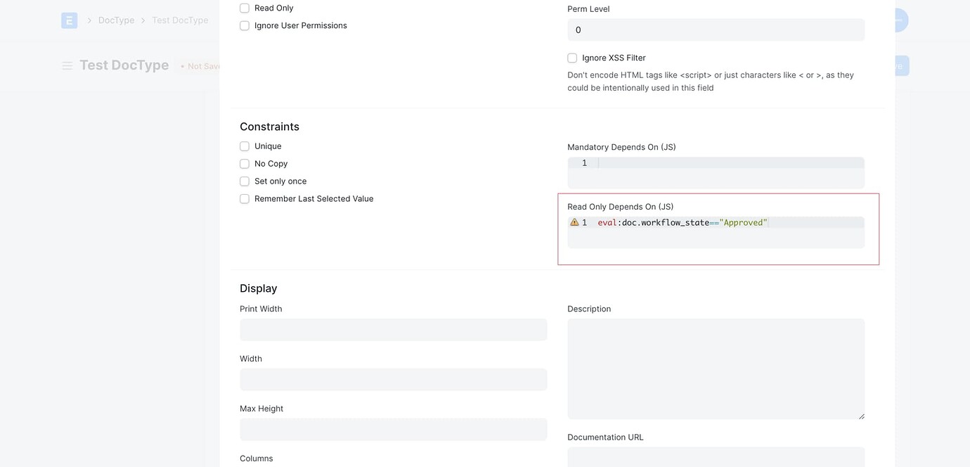 How to make a doctype readonly - ERPNext - Frappe Forum