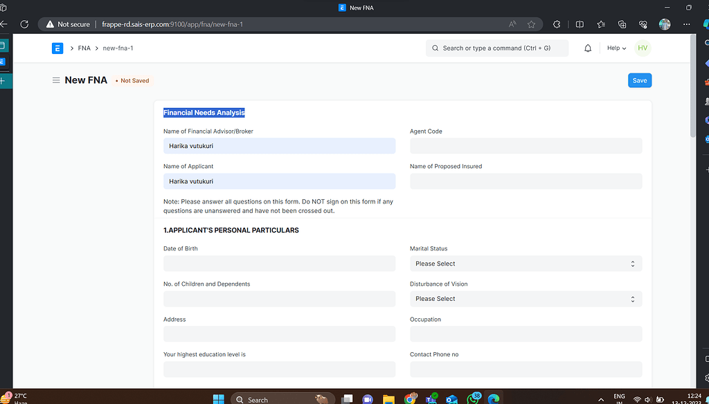 How to create FNA in Frappe? - Customization - Frappe Forum