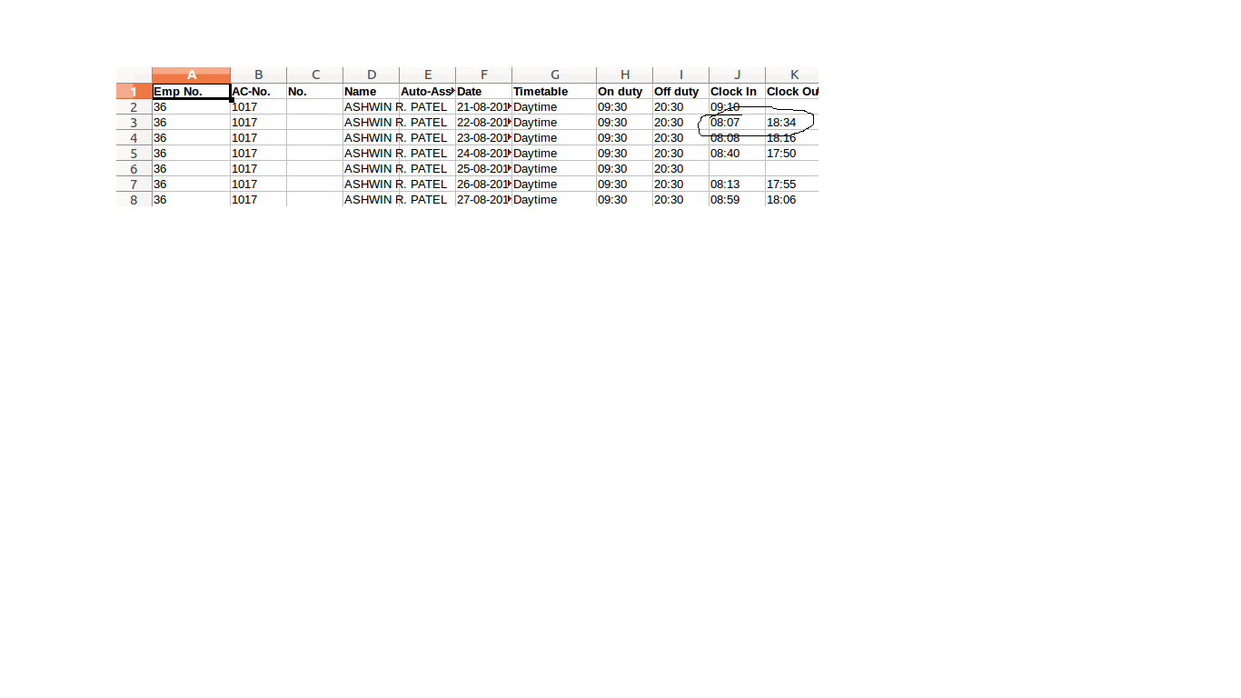 How To Access Time In And Time Out From Excel Sheet Frappe Forum