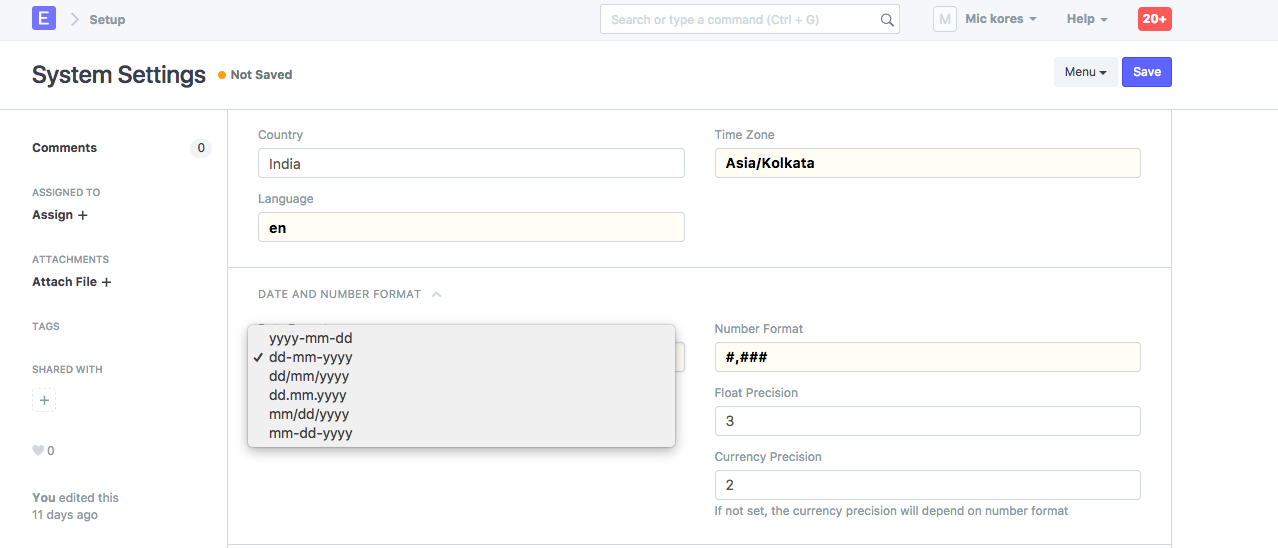 How We Can Change Date Format In Print Template ERPNext Frappe Forum