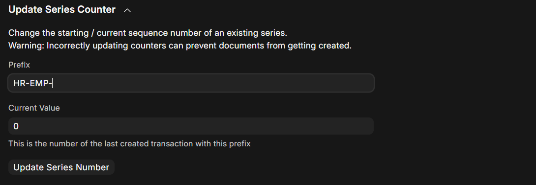 Naming series is not working - Frappe Forum