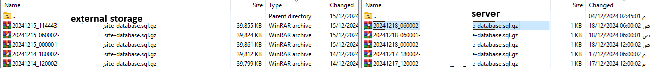 Backup size less than usual just 1KB - Deployment - Frappe Forum