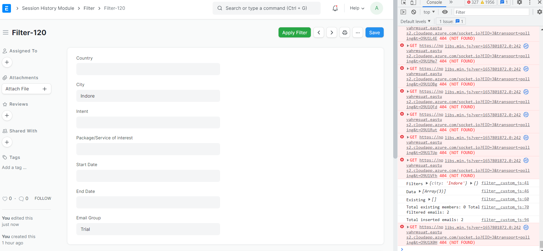 How to create Filter Doctype - Custom Script - Frappe Forum