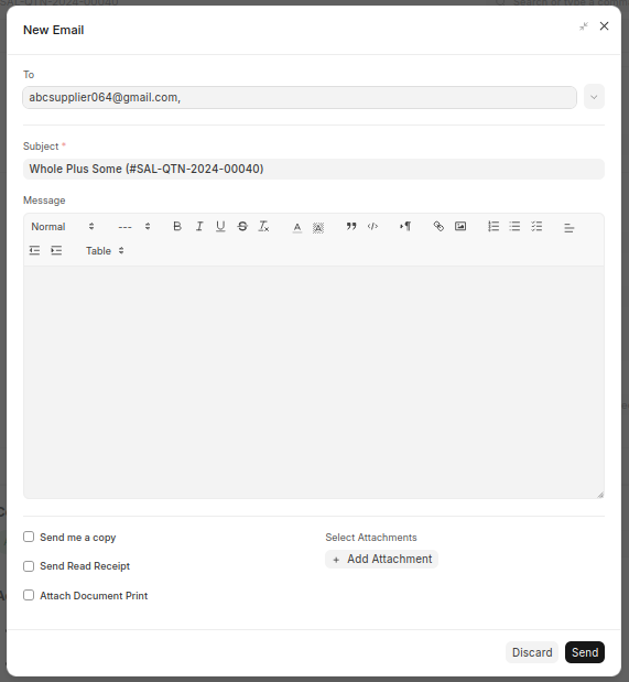 Default email setup - ERPNext - Frappe Forum
