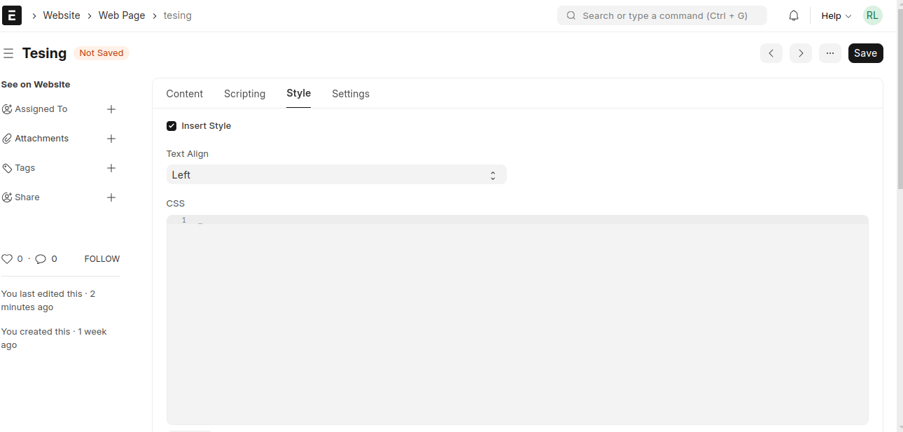How To Add Custom Css And Javascript In Page Builder Erpnext Frappe Forum