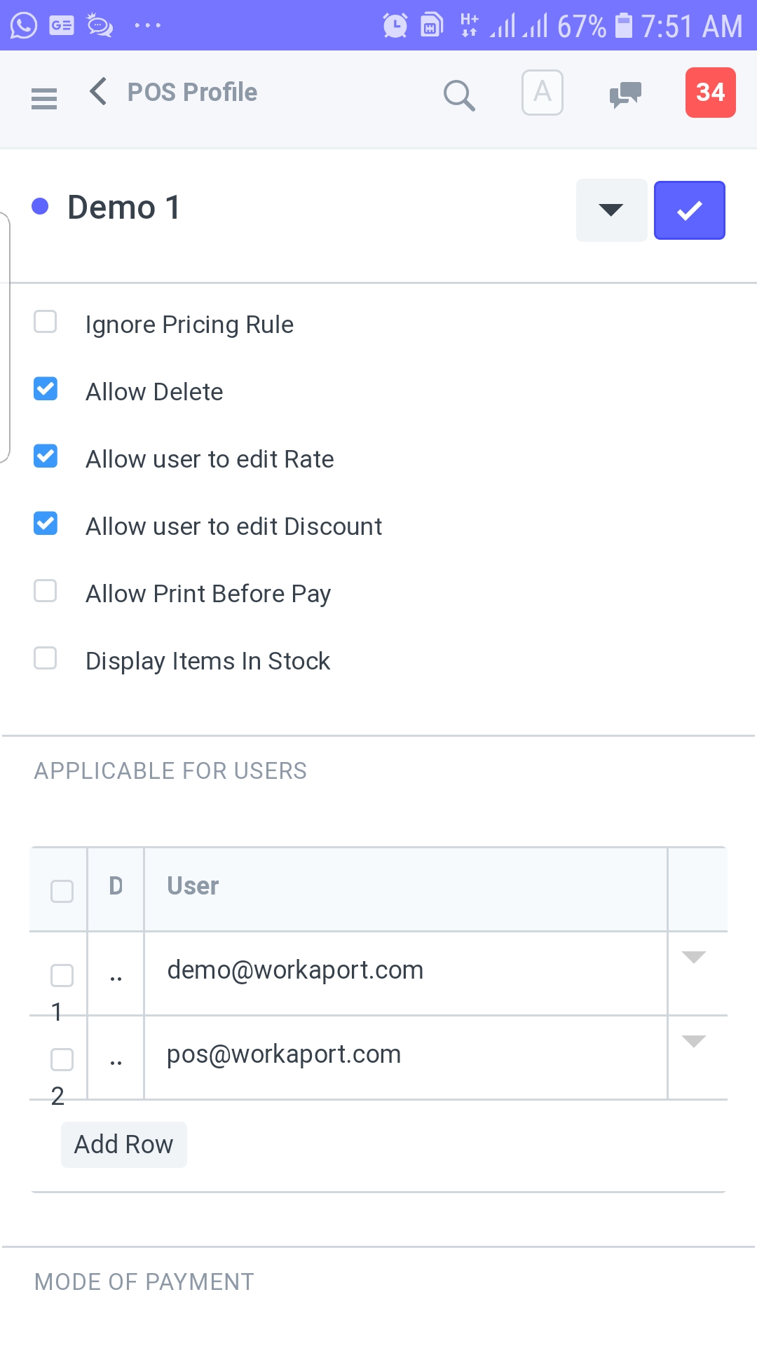 Selecting POS Profile per location - ERPNext - Frappe Forum