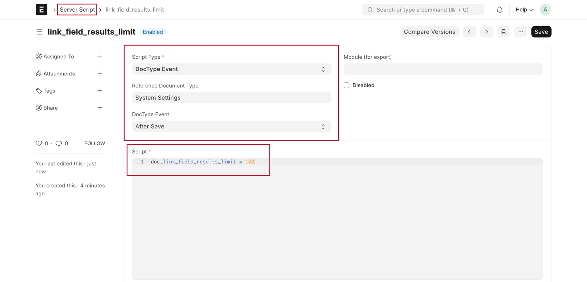 How to Remove "Link Field Results Limit" - ERPNext - Frappe Forum
