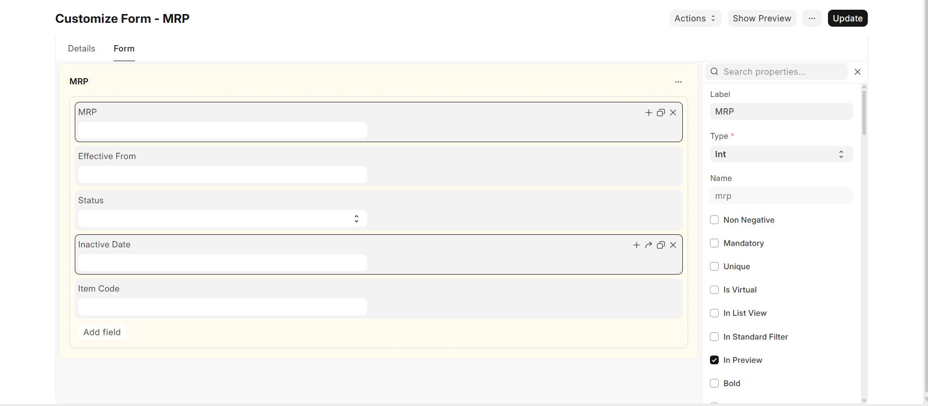 Not able to show other field name in link field - Customize ERPNext - Frappe Forum