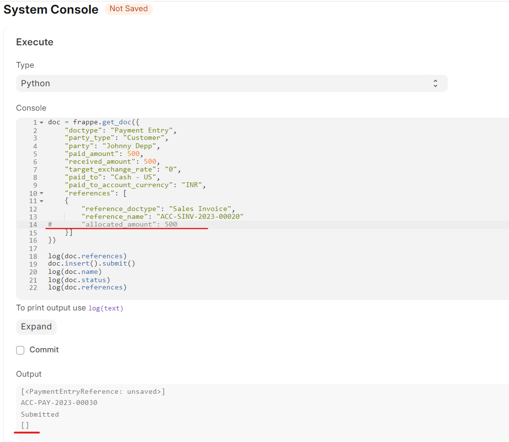 Frappe.get_doc, error on submit() not able to insert childtable ...