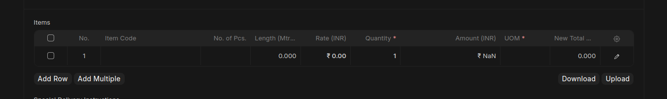 Fixing the order of Columns in the child table - Customize ERPNext - Frappe Forum