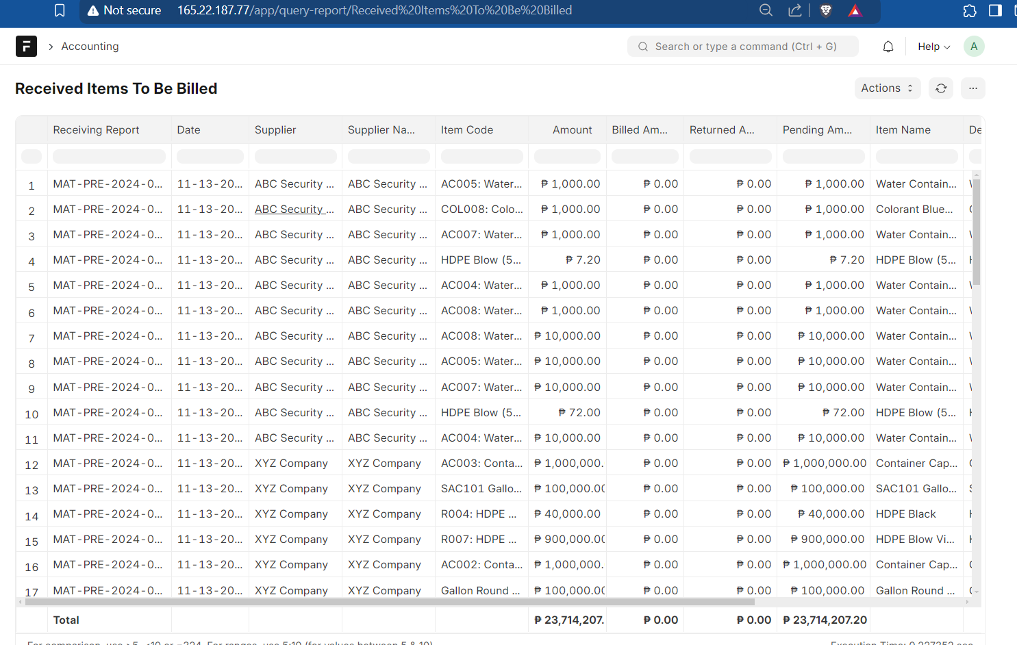 Bug on Payables Report All Report cant open and some Prod Report - bug - Frappe Forum