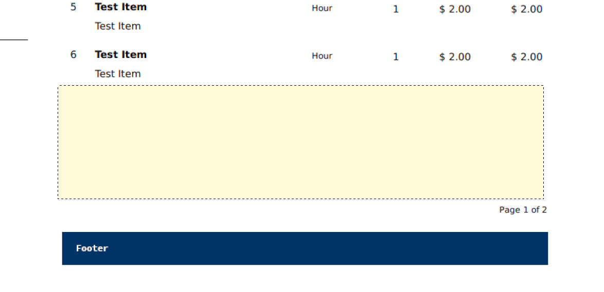 Custom Print Format with fixed footer area - Print Formats - Frappe Forum