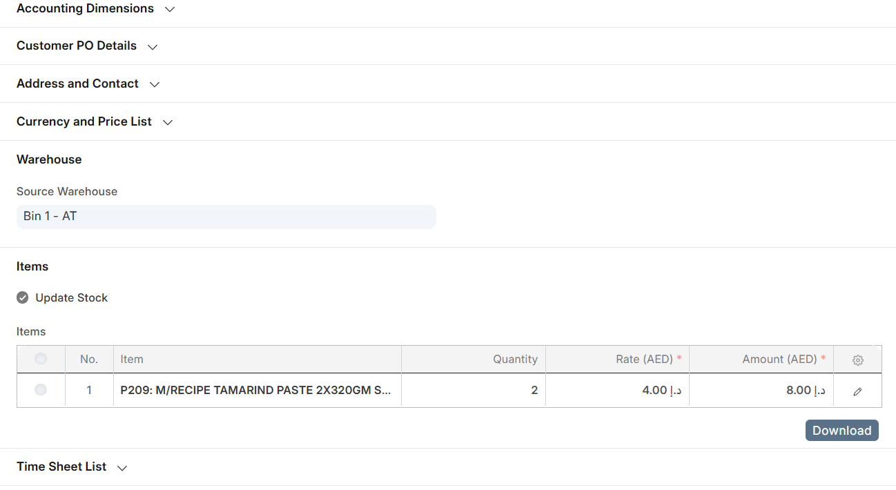While making pos invoice stock not reduce from warehouse - ERPNext ...