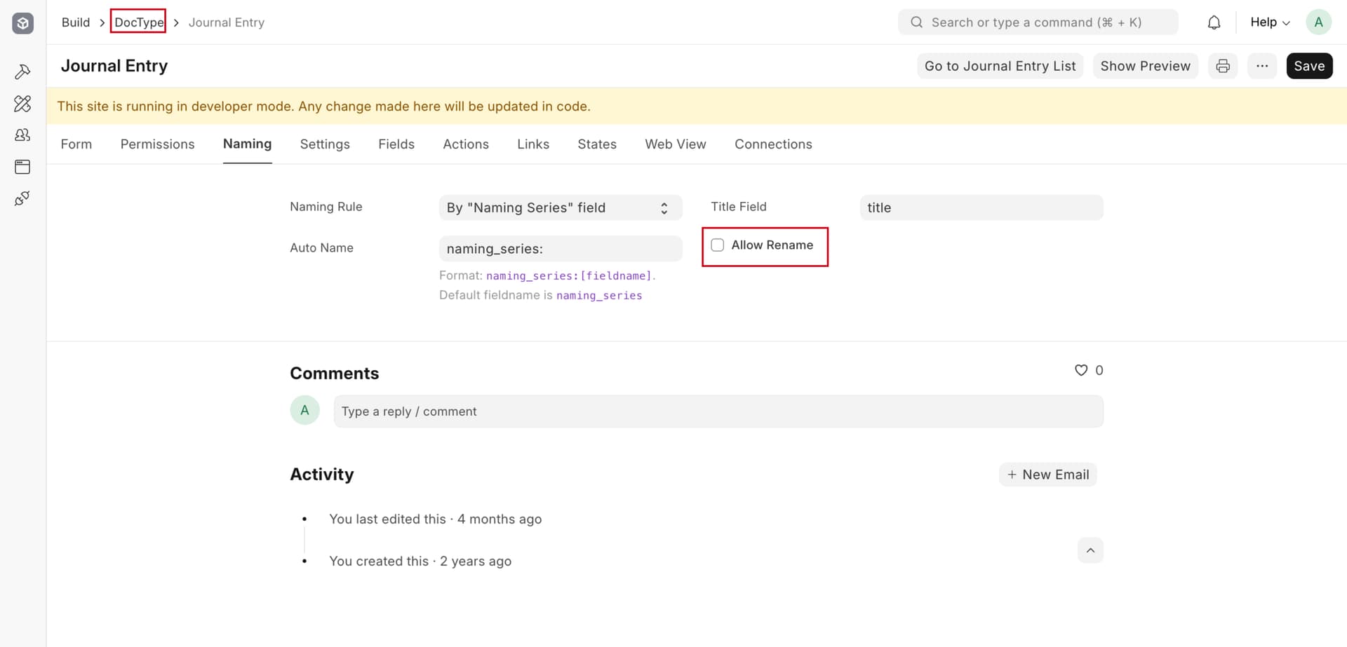 Hiding Rename Dialog-Box - Frappe Framework - Frappe Forum