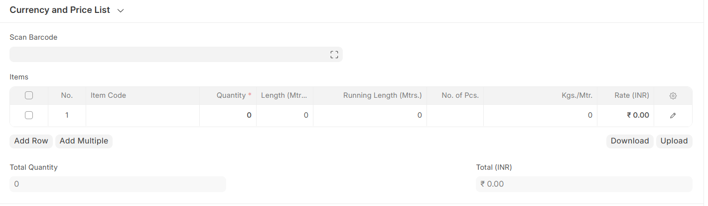 Setting default columns in Child Table for All Users - ERPNext - Frappe Forum