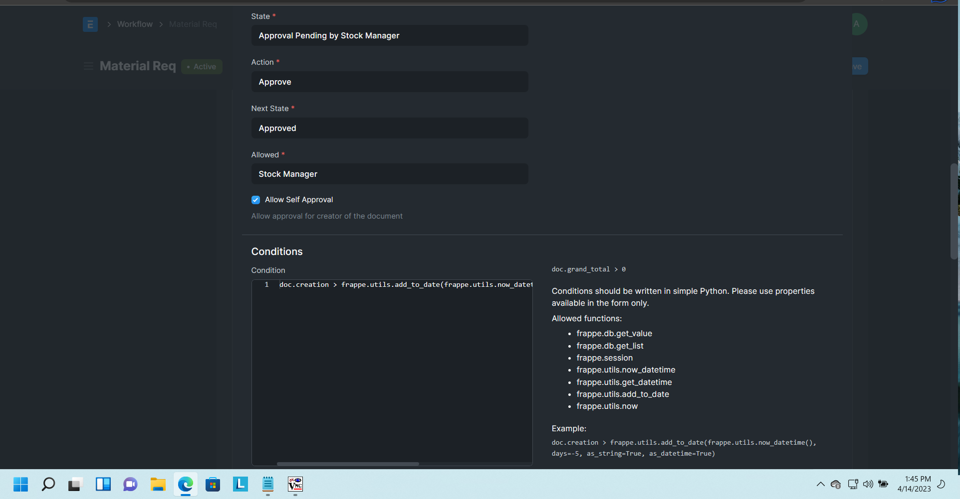 not supported between instances of 'datetime.datetime' and 'str' - User Forum - Frappe Forum